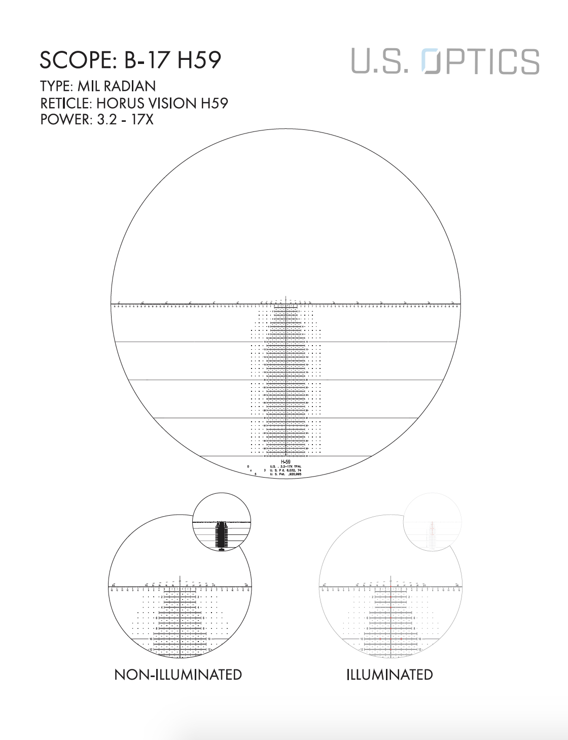 U.S. Optics Support: Reticles - US Optics